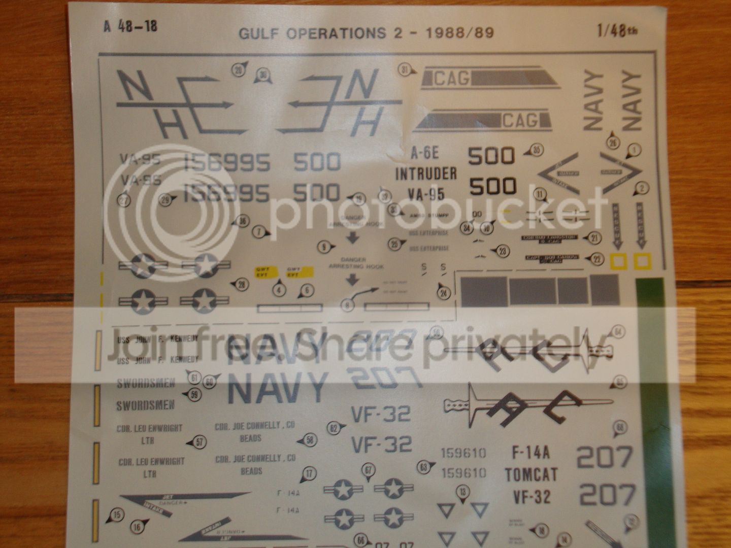 1/48 Almark Decals - Gulf Operations 2 - FighterControl