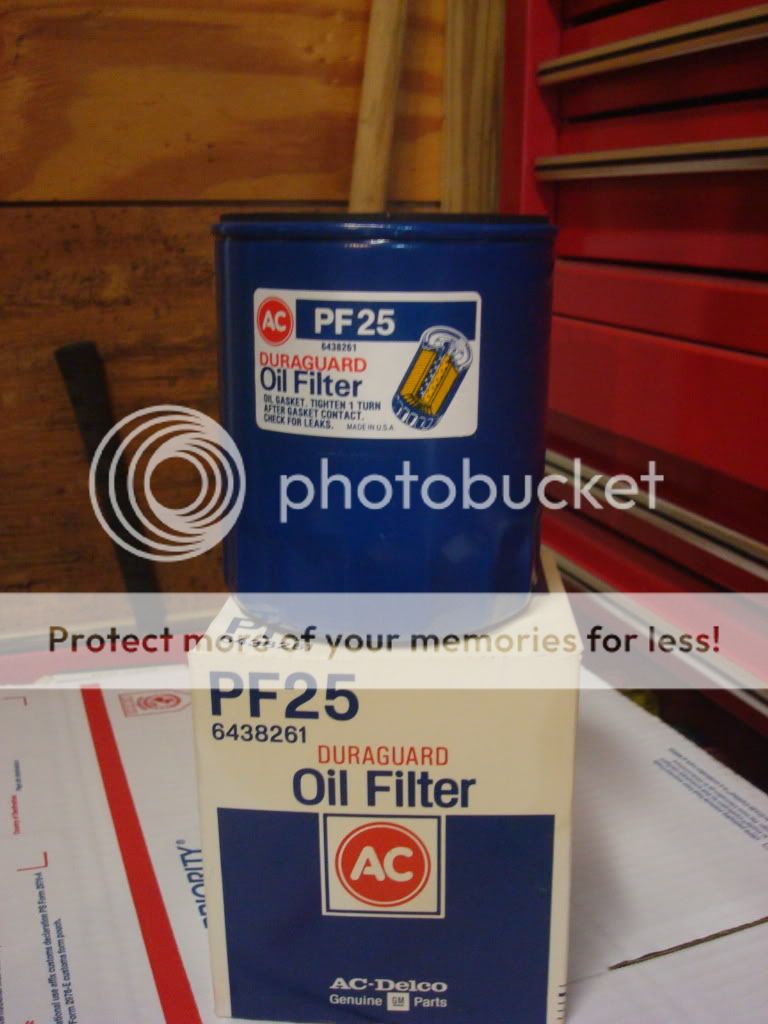 F/s ac delco pf25 oil filter - CorvetteForum - Chevrolet Corvette Forum ...